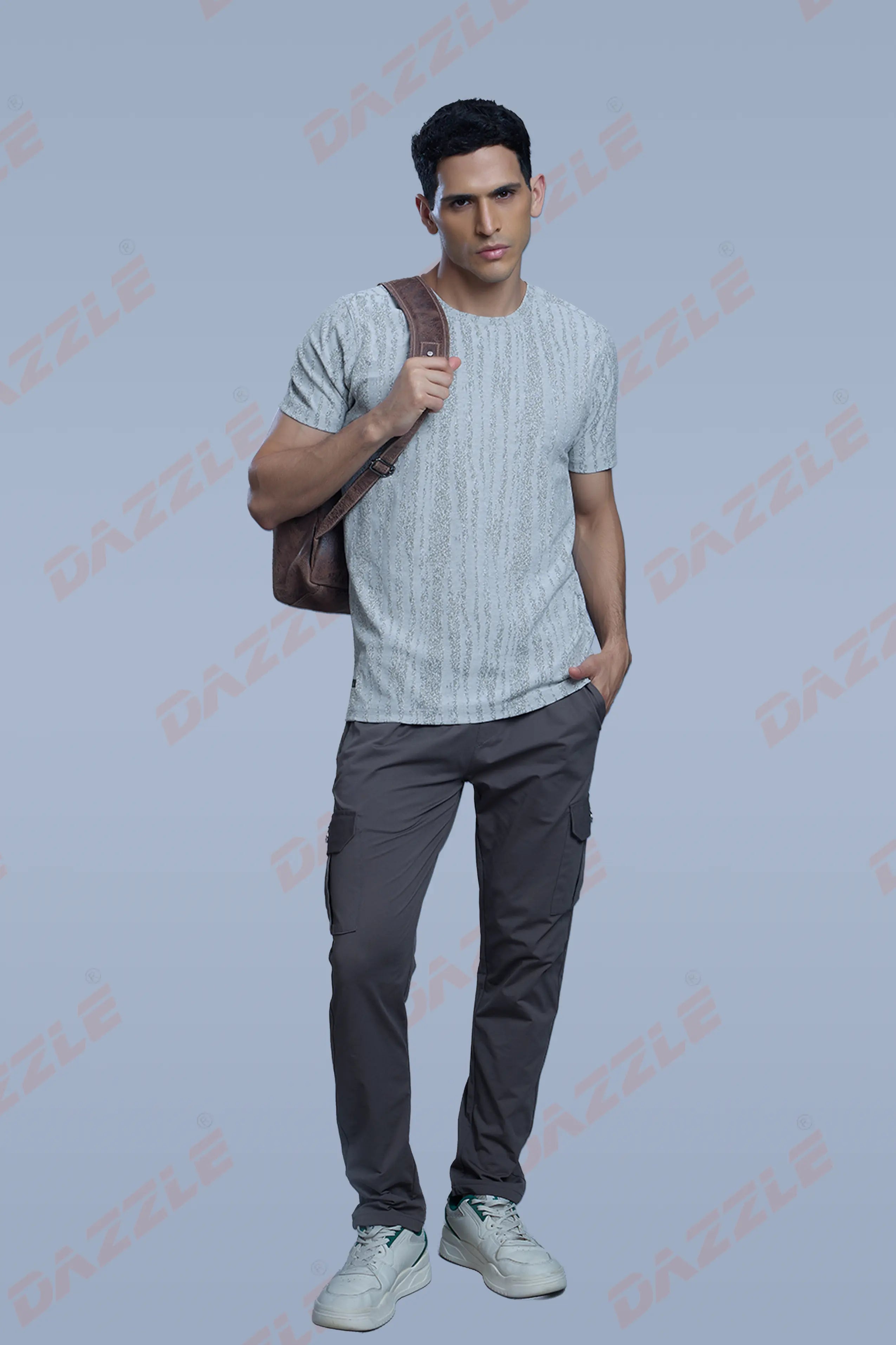 GRACE T SHIRT- WHITE GREY – Dazzle Sportswear