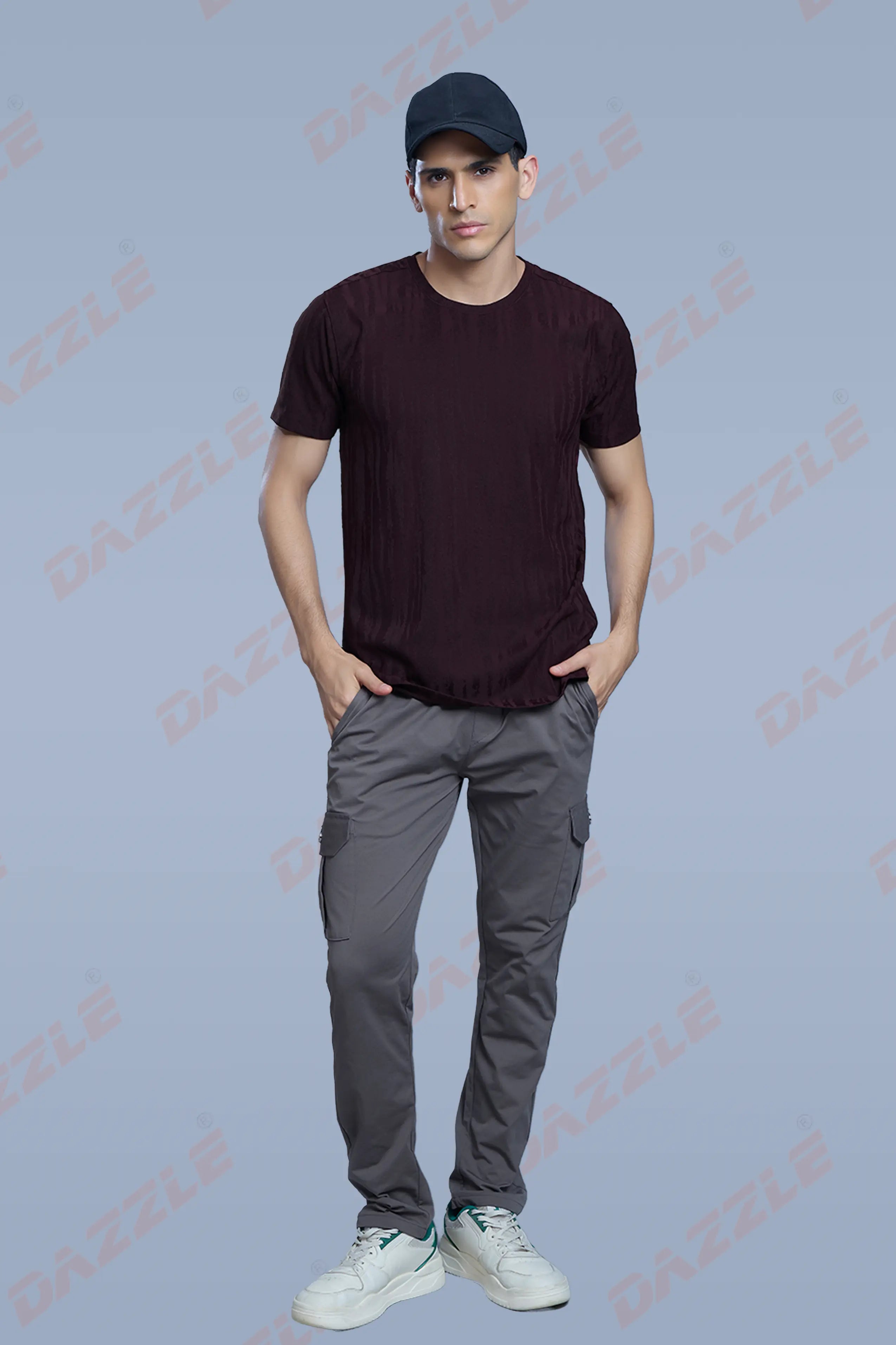 GRACE T SHIRT- MAROON – Dazzle Sportswear